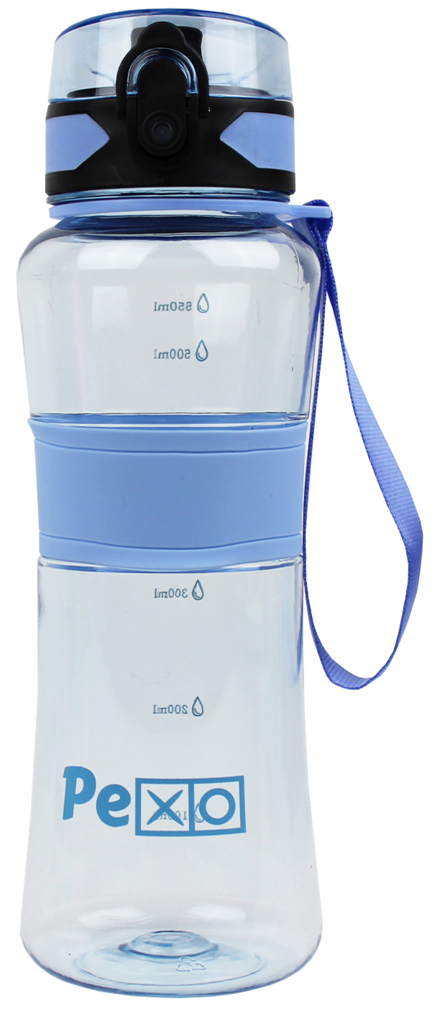 Pexo Fľaša na pitie Tritanum Pexo modrá 550 ml - • pexo.sk